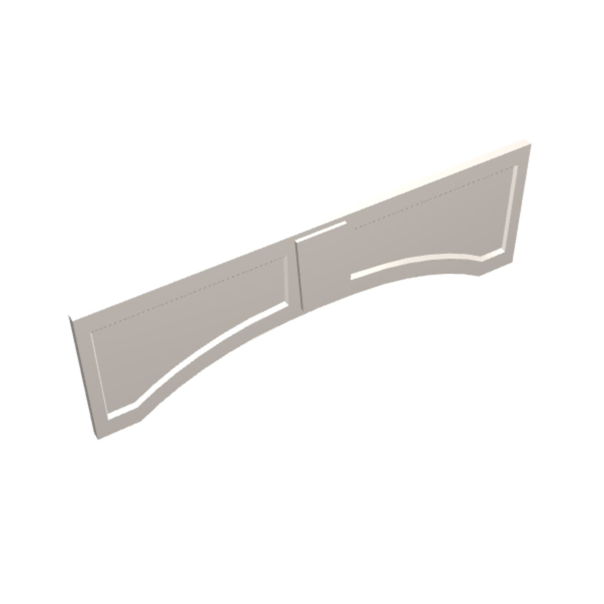 Arched Panel Valance - Simply Cabinets